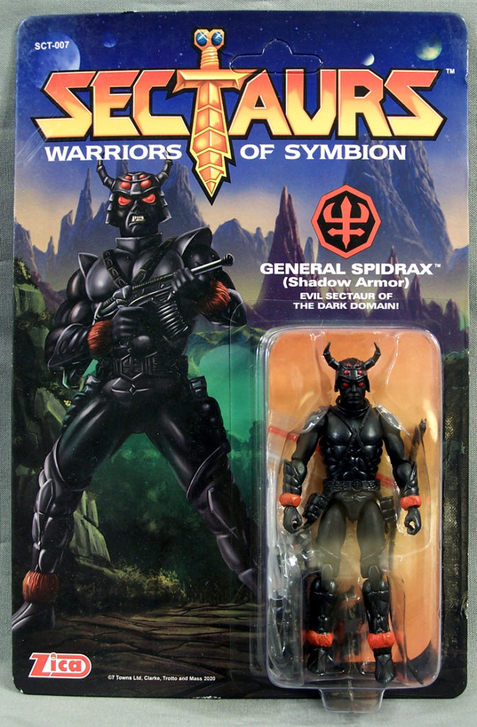 Sectaurs (3.75 Inch) Carded General Spidrax (Shadow Armor) - Action ...