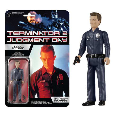 Funko ReAction Terminator 2 T1000 Police Officer - Action Figure ...